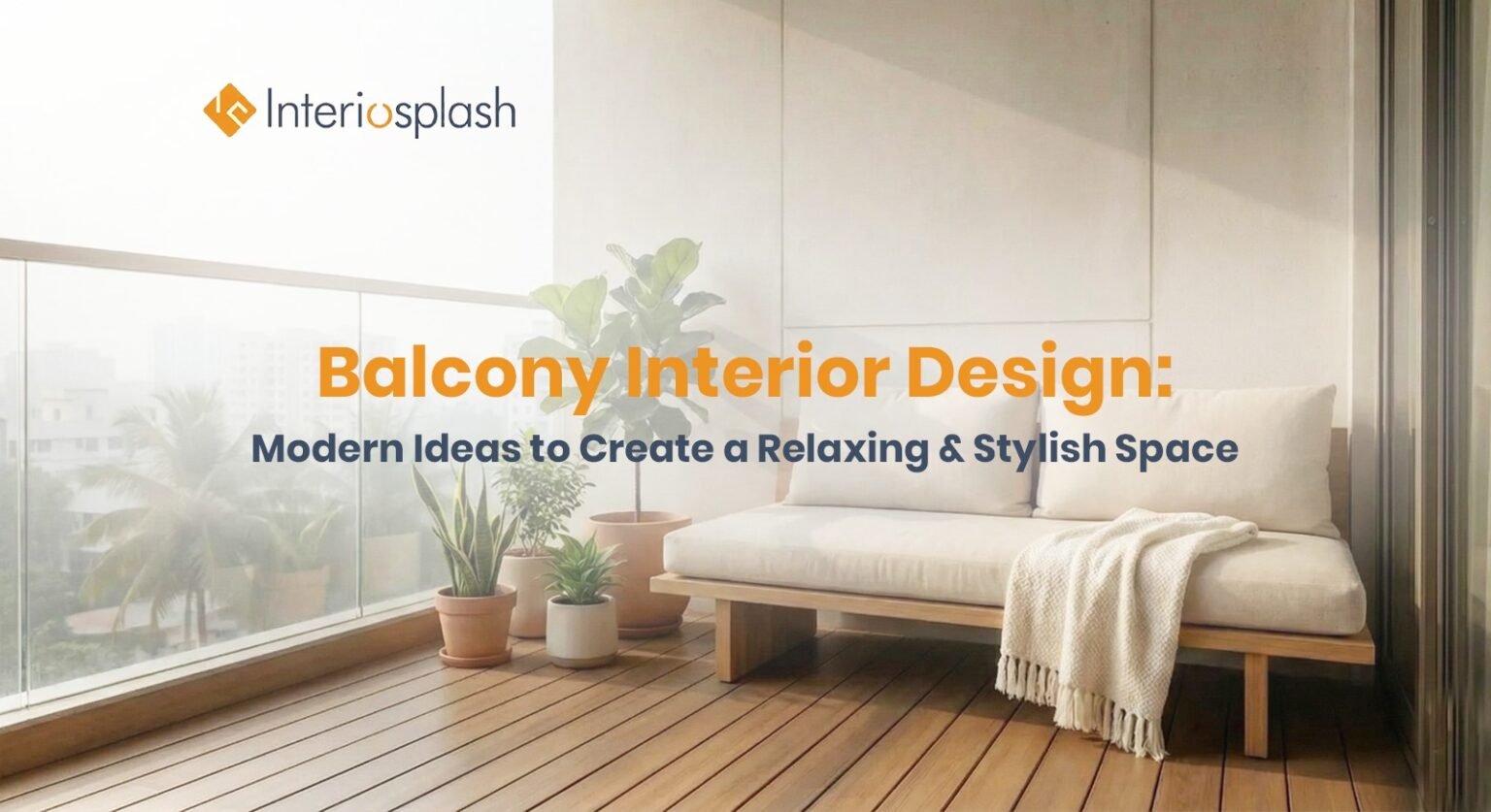 Balcony Interior Design | Modern & Stylish Balcony Ideas